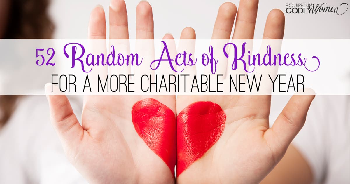 52 Random Acts of Kindness for a More Charitable New Year