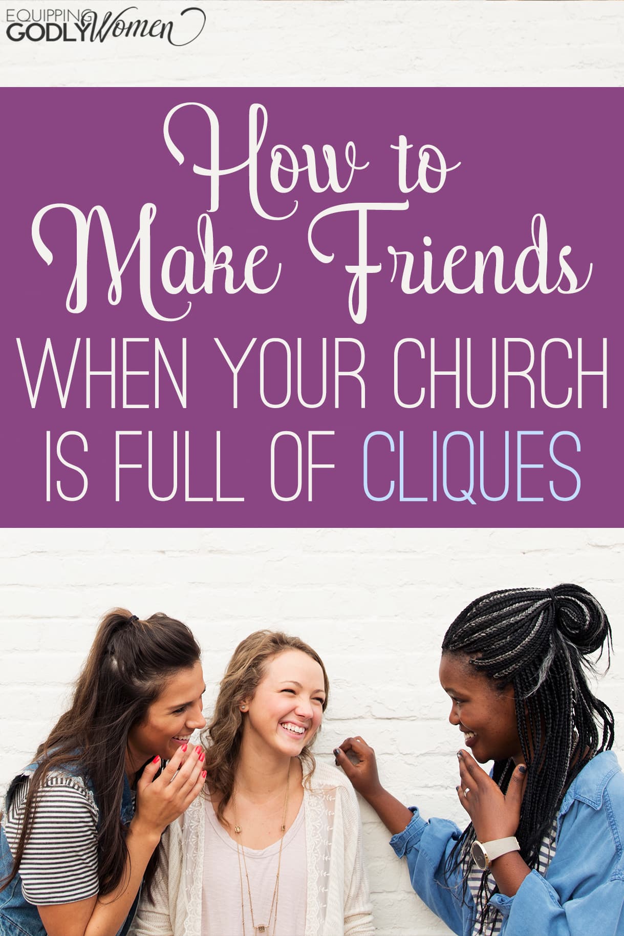 How to Make Friends When Your Church is Full of Cliques