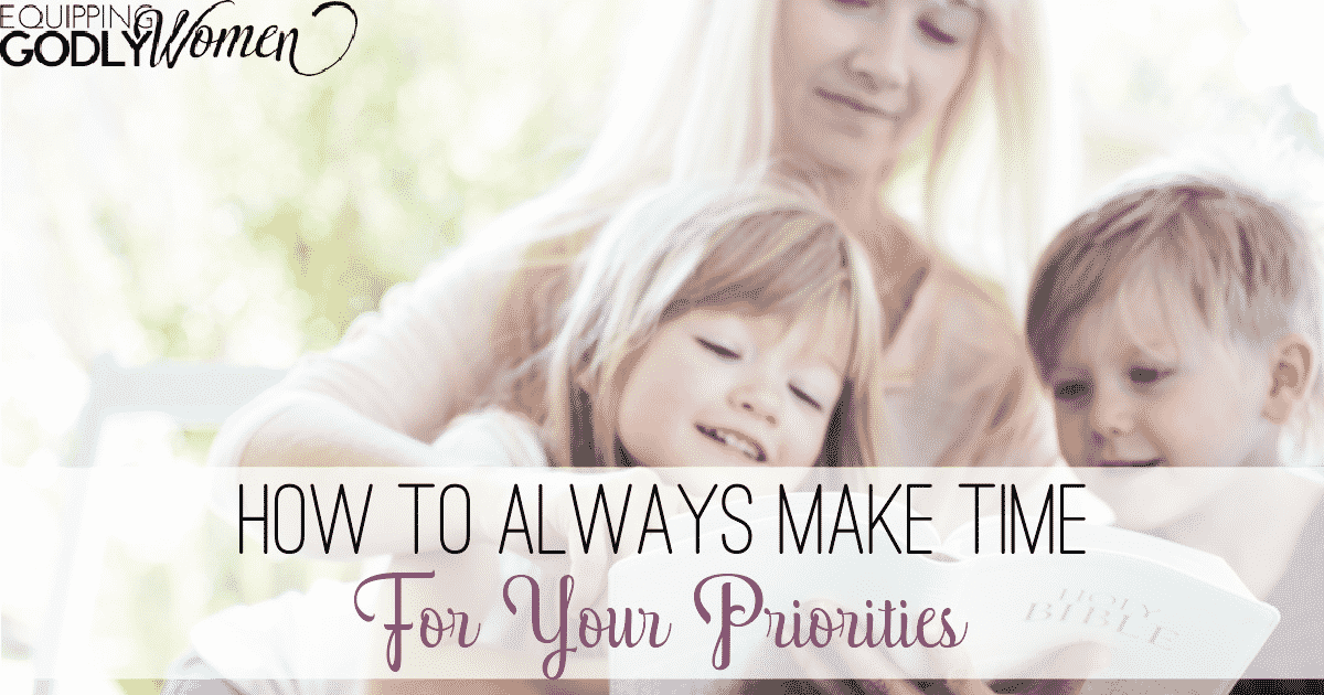 How to Always Make Time for Your Priorities