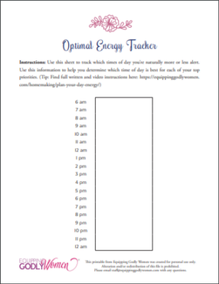 How to Plan Your Day for Optimal Energy