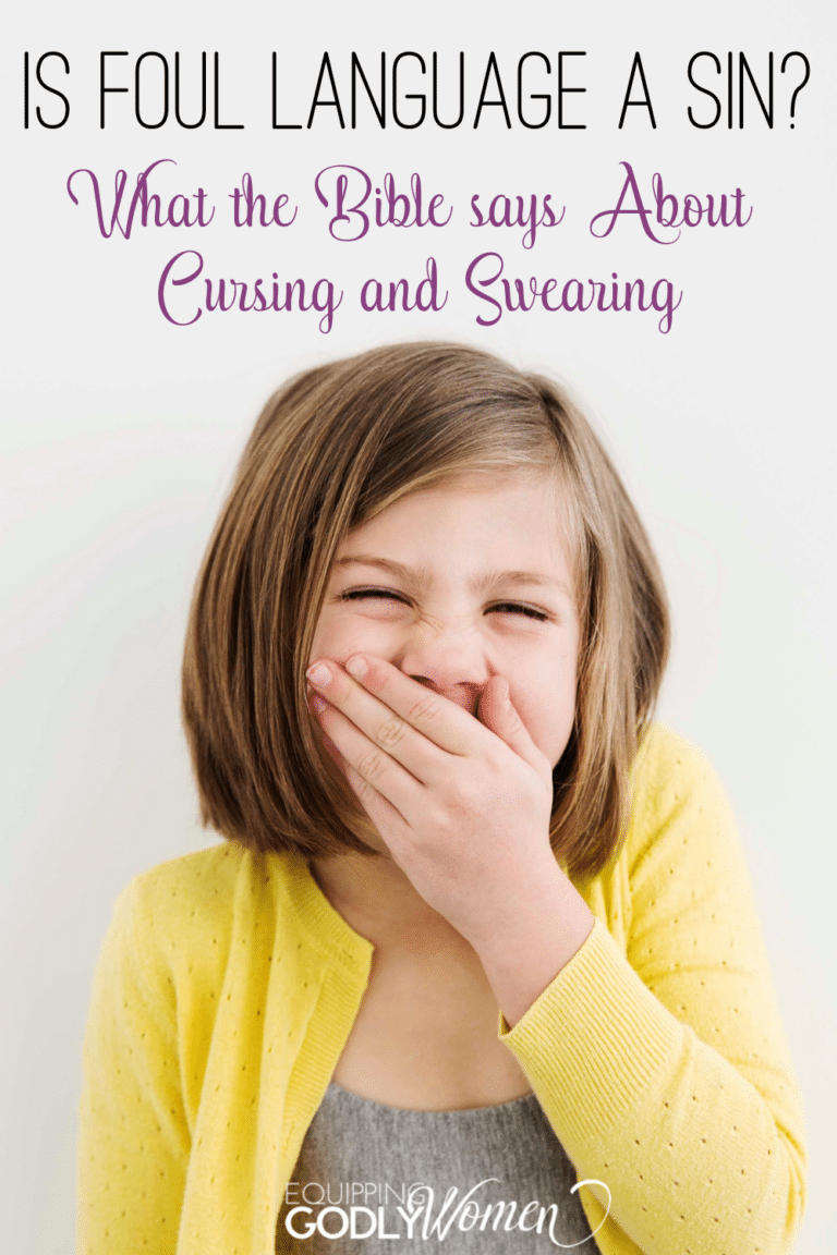 Is Foul Language (Cursing, Swearing, Cussing) a Sin?